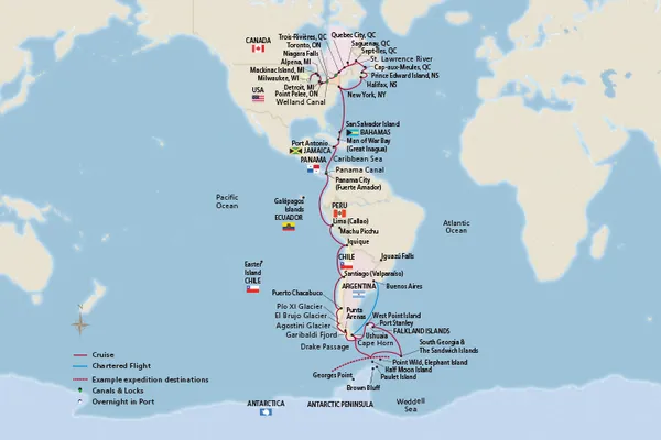 Longitudinal World Cruises | Viking®